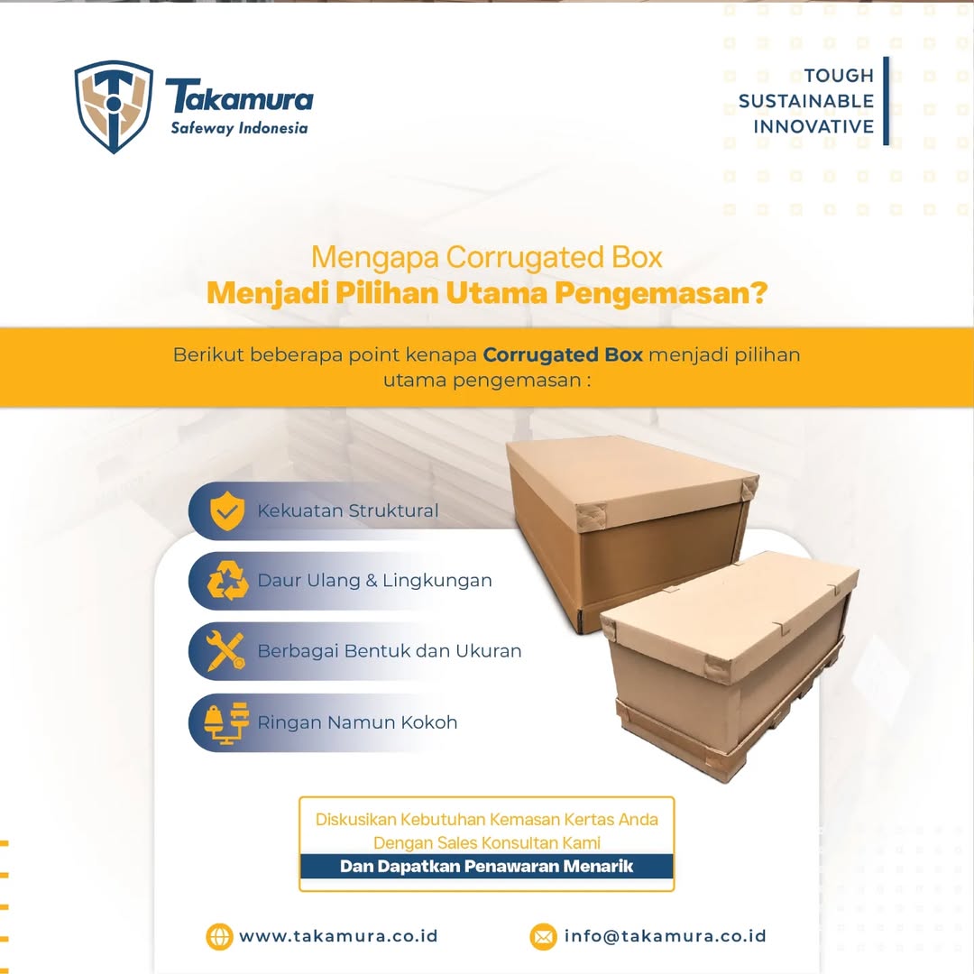 Lindungi Produk Anda! Ini Alasan Corrugated Box Packaging Wajib Digunakan
